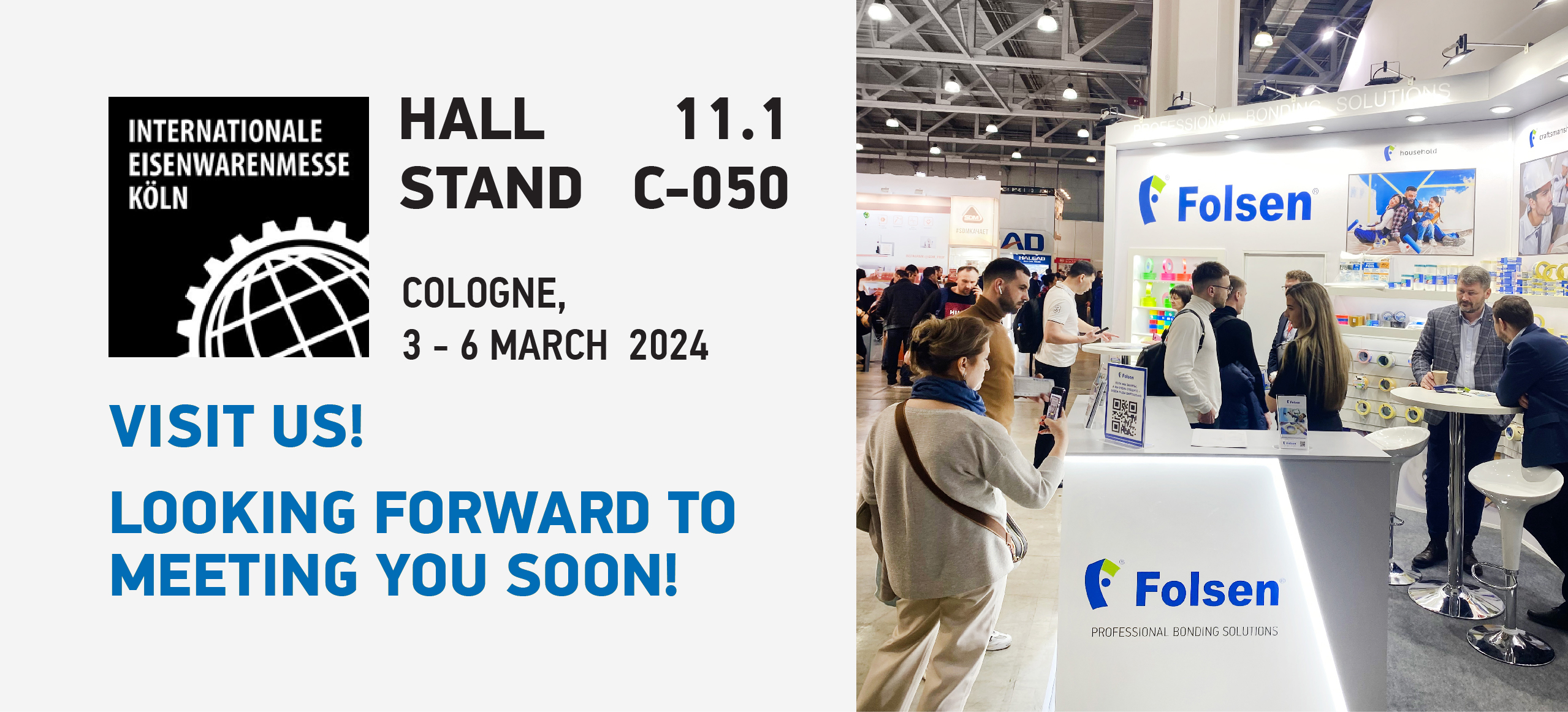 Visit us at the International Hardware Tool Fair - Folsen.eu